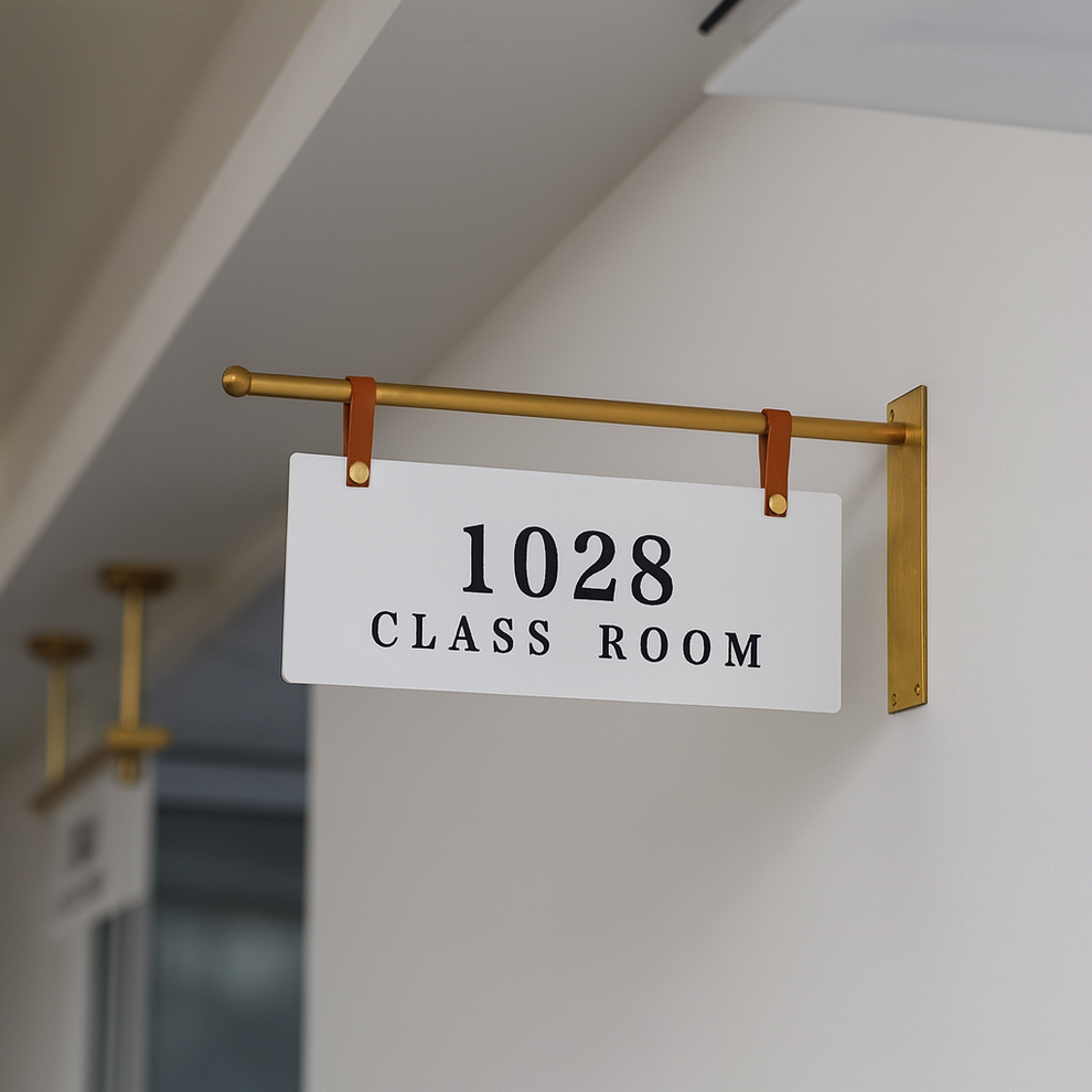Hanging Room Signage – (Customizable) – Space Crafter Studio